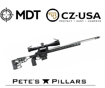 MDT CZ 455 ACC Chassis System Stock Black 104305-BLK | eBay