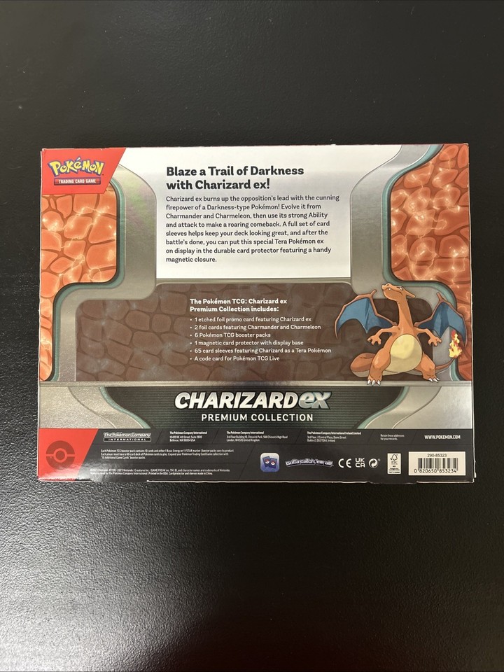New Pokemon TCG Charizard ex Premium Collection Factory Sealed! 6 Packs ...