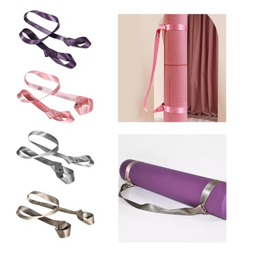 Yoga Mat Strap with Eyelet Shoulder Strap for Women Binding Strap Sling ...