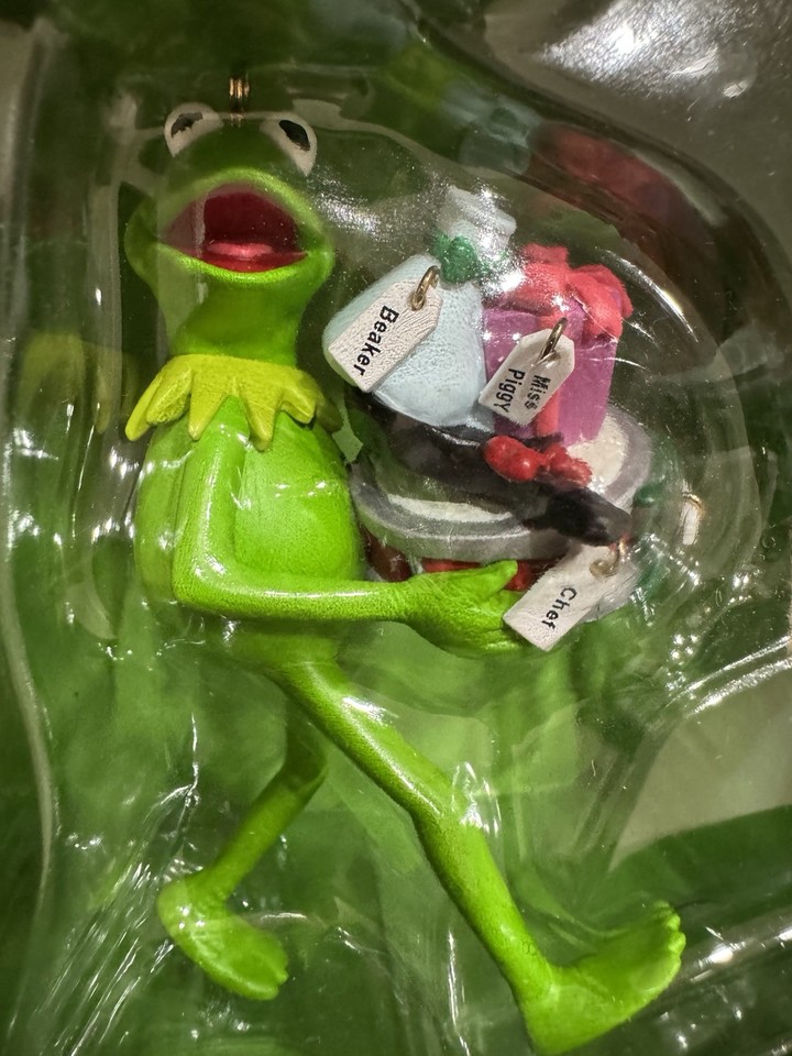 KERMIT the Frog Disney Muppets NEW Collector Christmas Tree Ornament ...