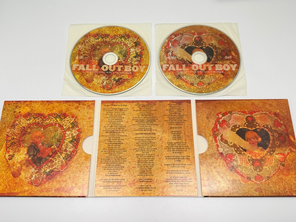 [CD+DVD] Fall Out Boy My Heart Will Always Be The B-Side To Tongue ...
