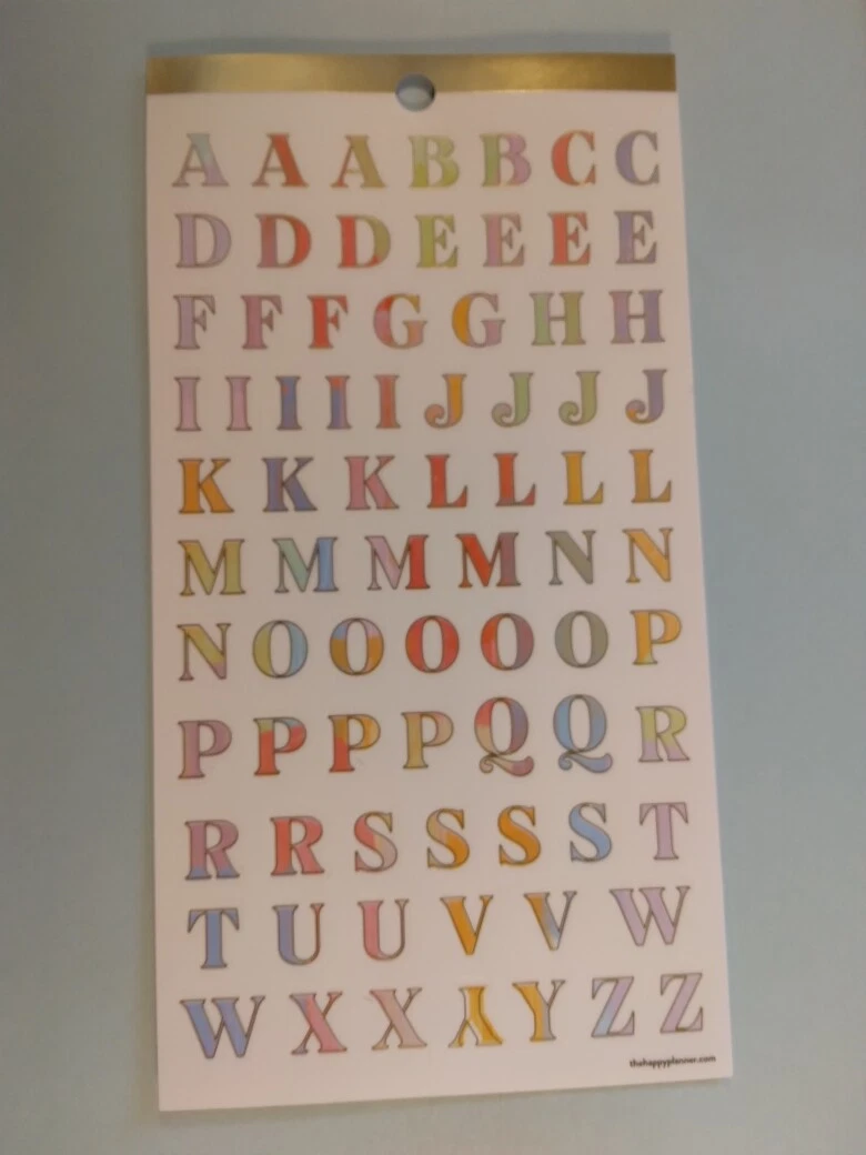 Mambi Sticker Letters