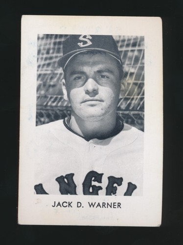 1966 Seattle Popcorn (PCL) -JACK D. WARNER (Seattle Angels) | eBay