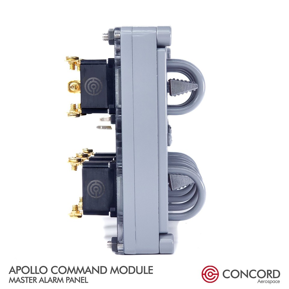 APOLLO COMMAND MODULE MASTER ALARM PANEL - OPERABLE INDUSTRIAL UPGRADED ...