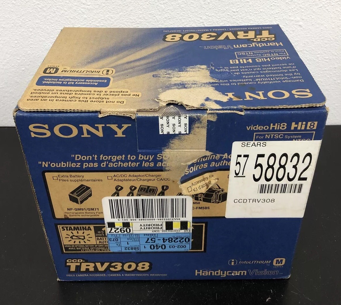 Sony Handycam CCD-TRV308 Hi-8 Analog Camcorder for sale online | eBay