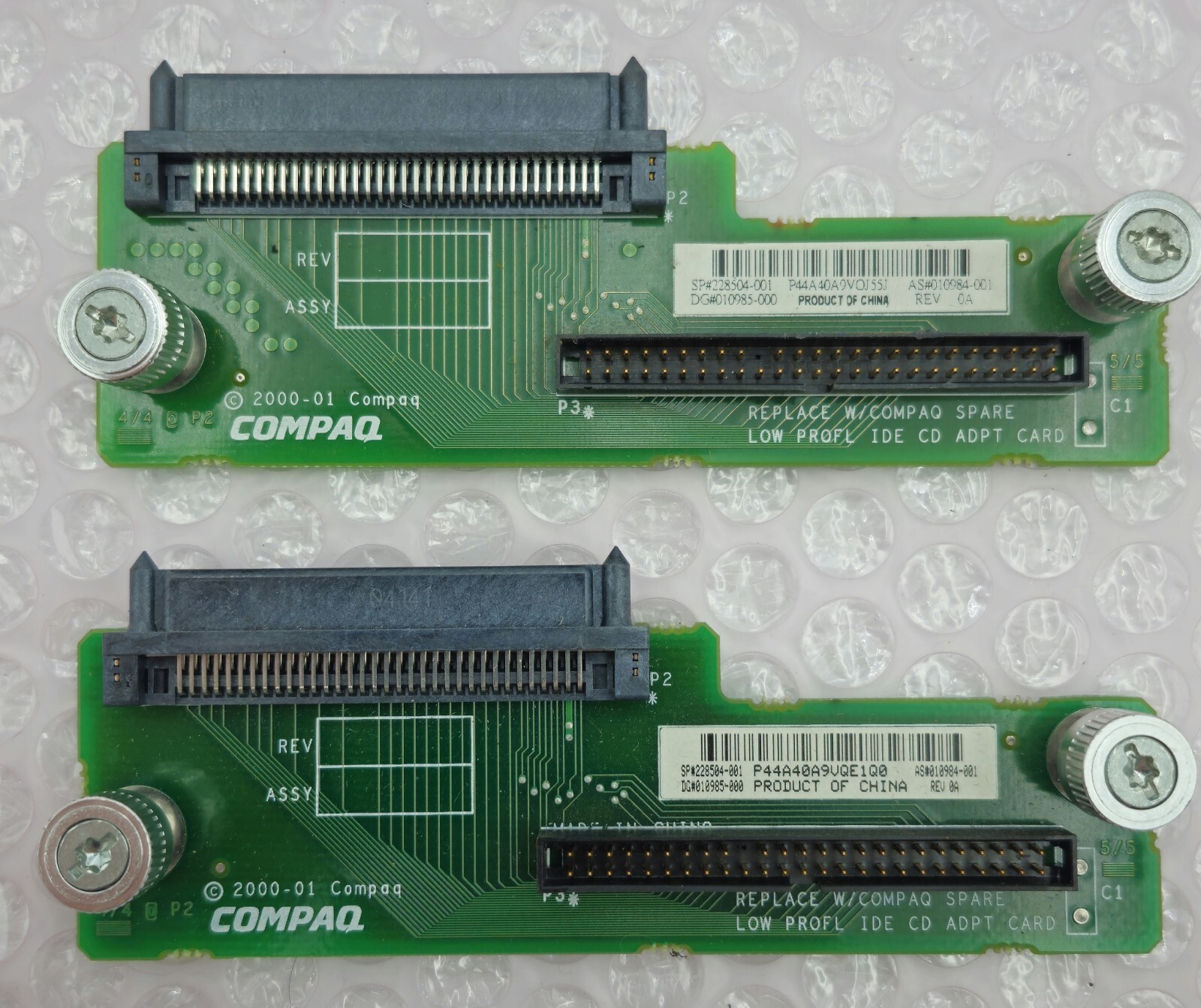 Compaq 228504-001 Circuit Board | CD Multibay Adapter Board (LOT OF 2 ...