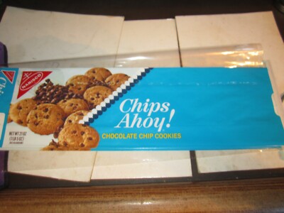VINTAGE CHIPS AHOY Cookies COOKIE MAN Vs Snowman UNUSED Nabisco Bag ...