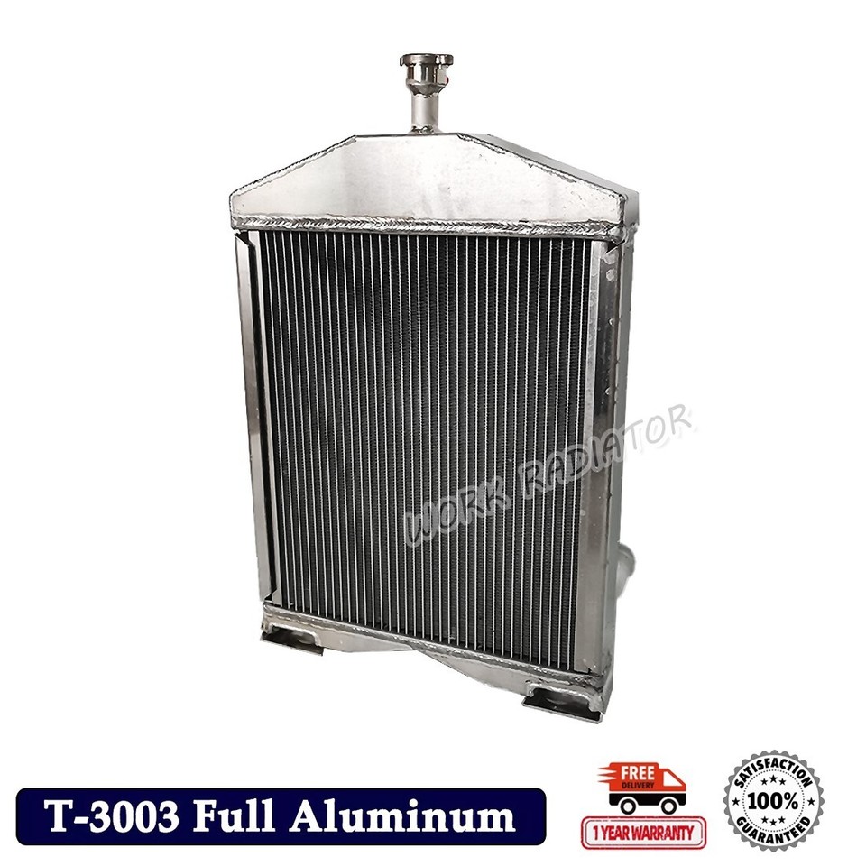 8N8005 Full Aluminum Tractor Radiator Fit Ford 8N 9N 2N Models 86551430 ...