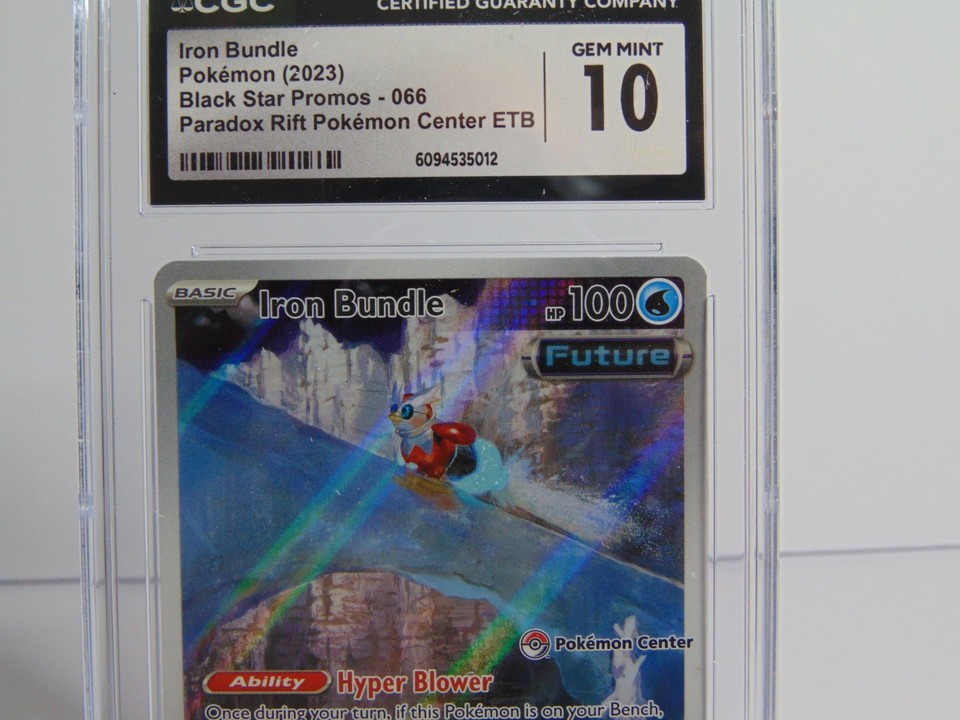 Iron Bundle Black Star Promo 066 - Pokémon Center Stamped - ETB CGC Gem ...