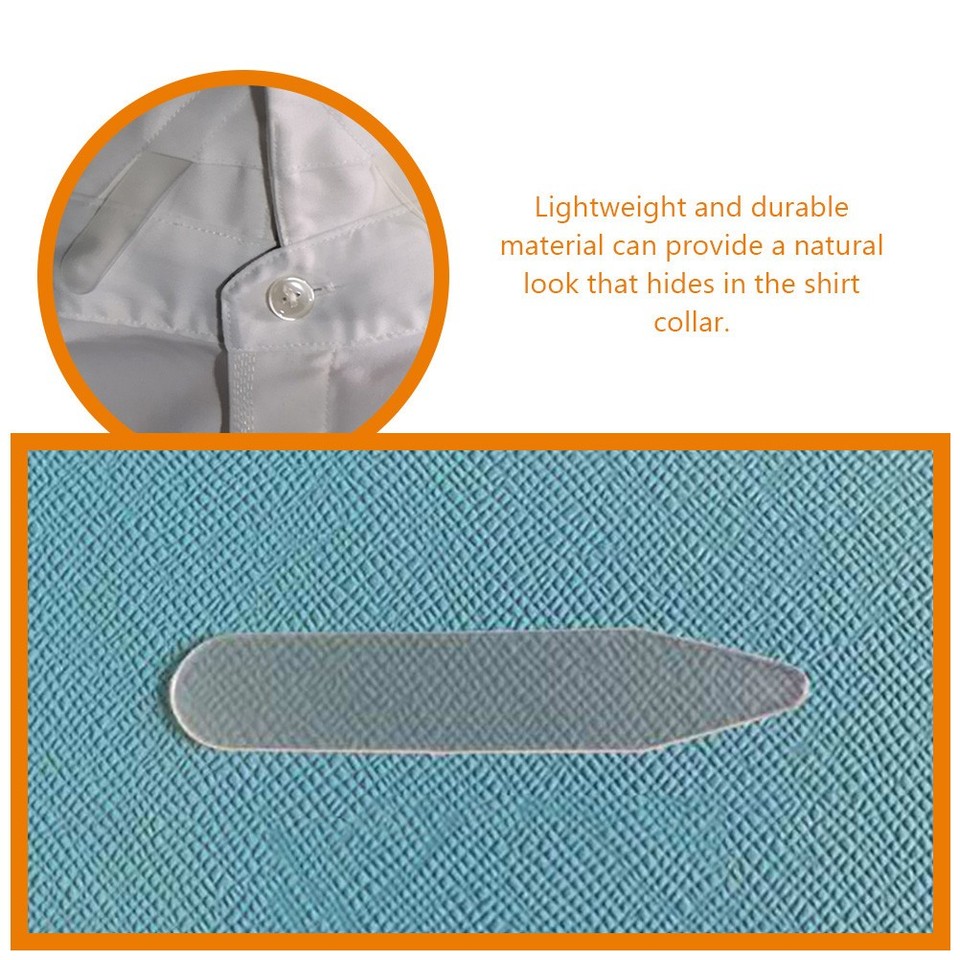 200pcs Collar Stays Collar Bone Shaper Shirt Collar Support Shirt ...