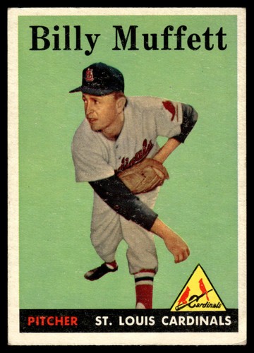 1958 Topps Baseball Billy Muffett #143 Rookie RC | eBay