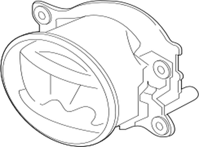 8321A748 Mitsubishi Lamp assy, fog, fr rh 8321A748, New Genuine OEM ...