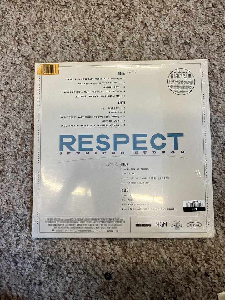 Jennifer Hudson - Respect Soundtrack Vinyl LP Record with photobook | eBay