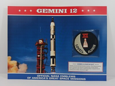 Official NASA Emblems PATCHES Space Missions Willabee Ward GEMINI 12 | eBay