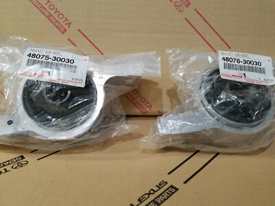 NEW GENUINE LEXUS FRONT LOWER CONTROL ARM BUSHING SET 48075-30030 48076 ...