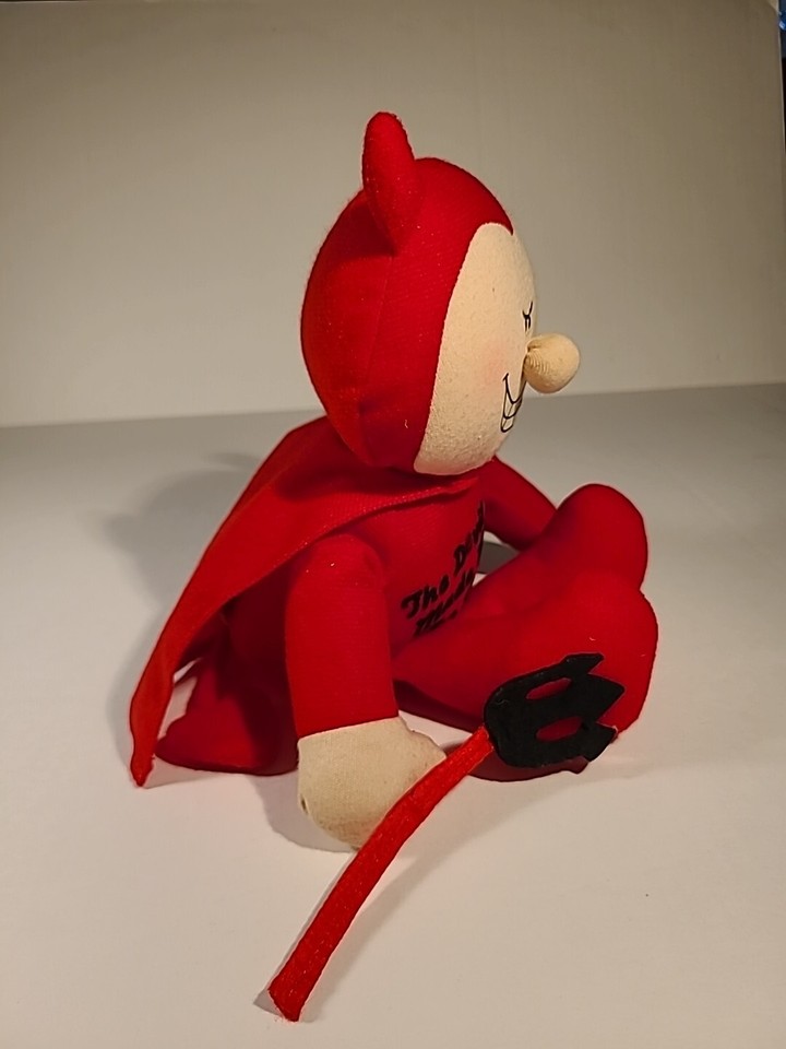 Vintage Russ The Devil Made Me Do It 9" Stuffed Plush Devil Cape ...