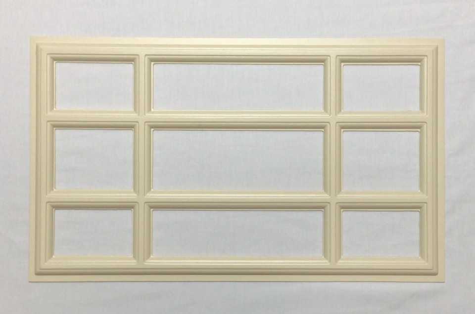 Amarr Garage Door Window Kit Short Panel Frame Insert Grill Glass ...