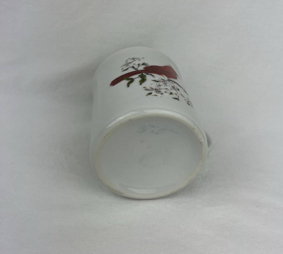 Red Cardinal Bird Coffee Cup Mug St. Louis Missouri Hand Painted | eBay