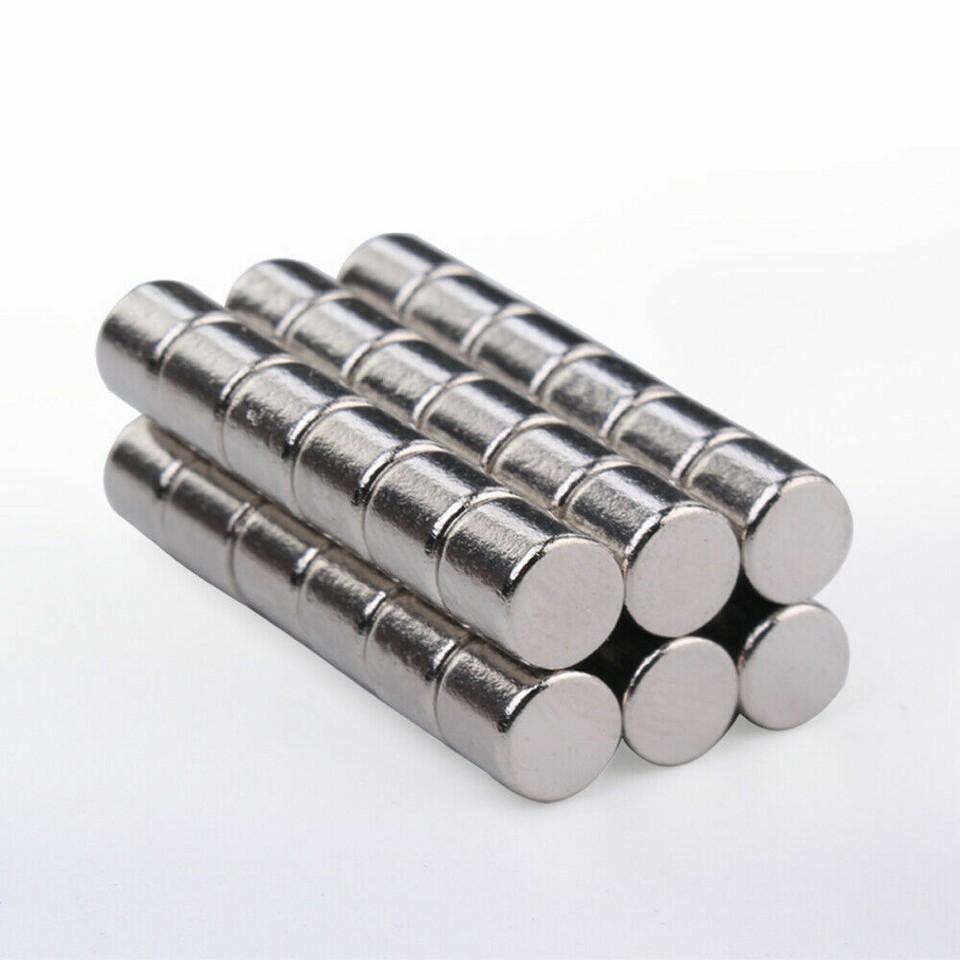 Magnets 8mm Dia x 1mm-20mm Thick Powerful Round Magnet N35 | eBay