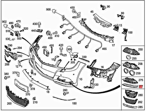 Genuine MERCEDES BBDC C204 S204 W204 C-CLASS W204 Trim 2048853074 | eBay