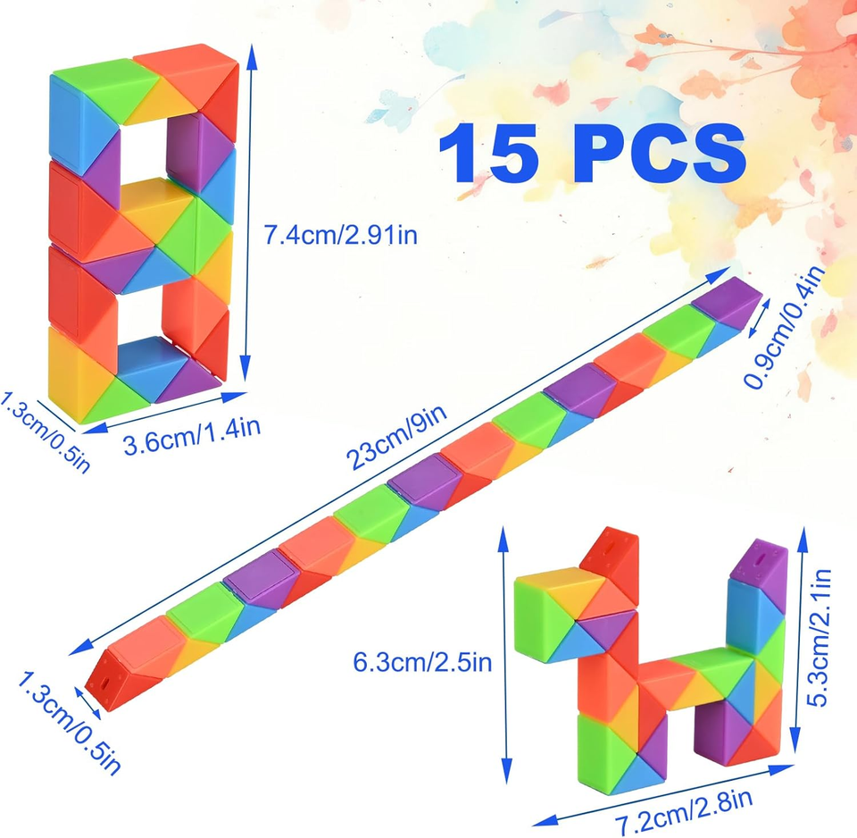 GOLDGE 24 Pack Mini Cube Puzzle Fidget Toys - Bulk Party Favors ...