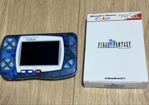 Bandai WonderSwan Color Crystal Blue Console Final Fantasy Game ...