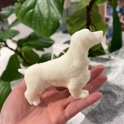 Dog Candle, Cocker Spaniel, Unscented | eBay
