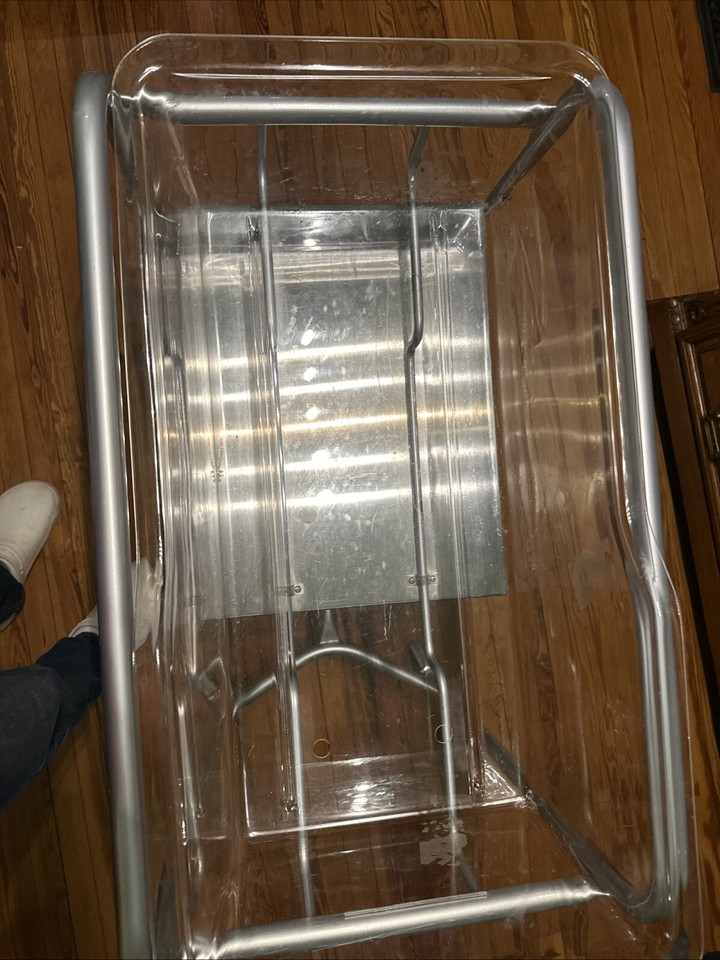 Stainless Steel Hospital Infant Bassinet with Acrylic Basket x1 | eBay