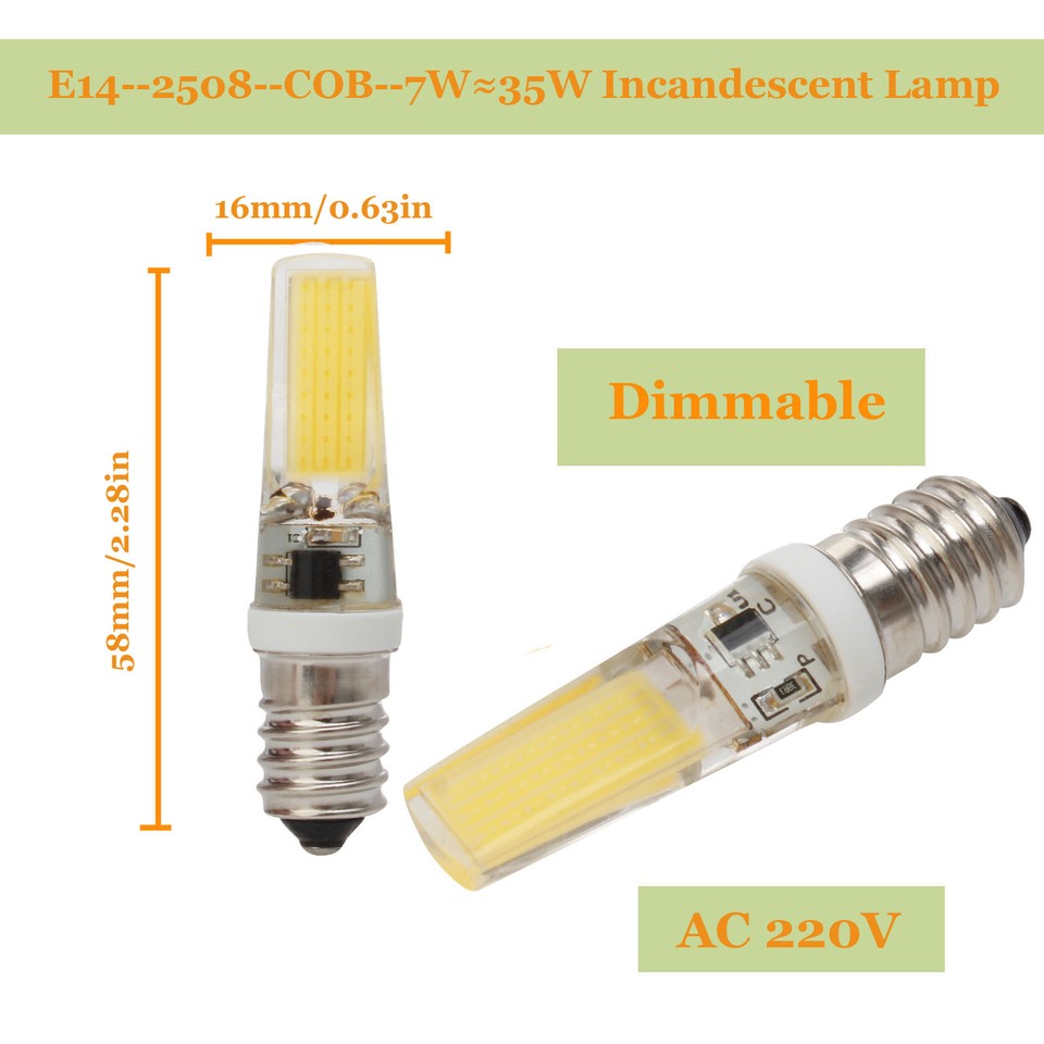 Mini G4 G9 E14 LED Light Capsule Bulb 12V 220V Replace Halogen Lamp ...