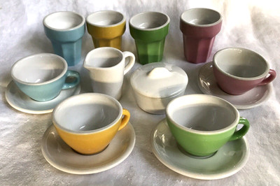 Mini Tea Cup Coffee Set IKEA 14 Piece DUKTIG Pastels Demitasse | eBay