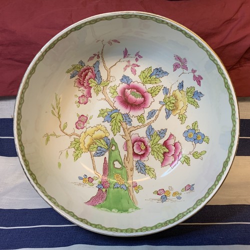 Devon Ware KOKO SF&co Pottery Bowl 11” Antique Stoke Pottery Indian ...