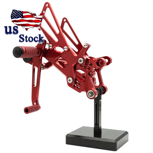 For Yamaha YZF R6 R6S 2006 2007-2020 Red Rear Brake Set Footpeg Rearset ...