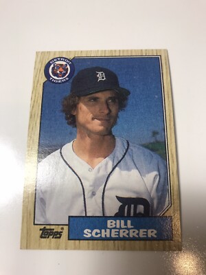 1987 Topps Bill Scherrer Detroit Tigers #98 | eBay