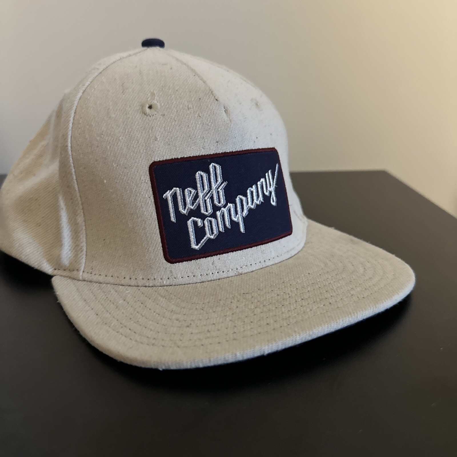 NEFF Company Logo Snapback Khaki | eBay