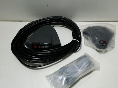 POLYCOM Microphone ViewStation MIC POD 2201-09174-003 W/ 2201-10076-001 ...