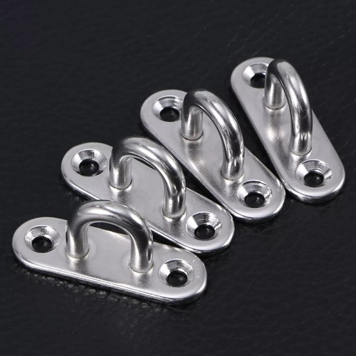 4PCS 304 Stainless Steel Ceiling Wall Mount U Hook Anchor Hanger For ...