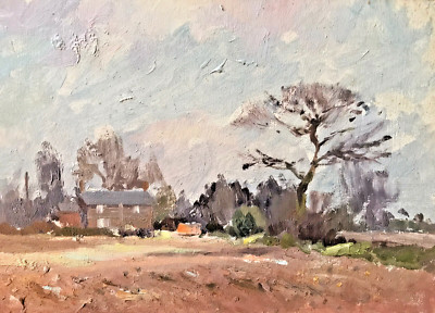 Edward Seago: oil sketch on board, initialled and dated, 1950 | eBay UK