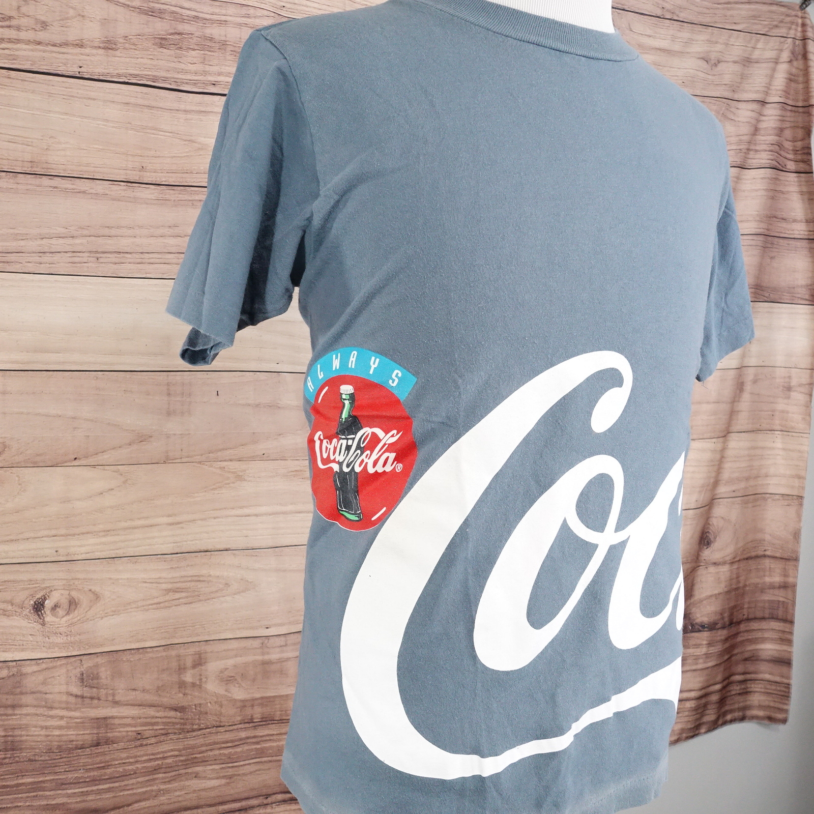 VINTAGE ALWAYS COCA COLA COKE SINGLE STITCH 80s 90s P… - Gem
