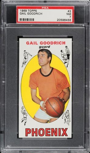 1969 Topps Bkb Card # 2 Gail Goodrich ROOKIE RC HOF PSA 7 NRMT | eBay