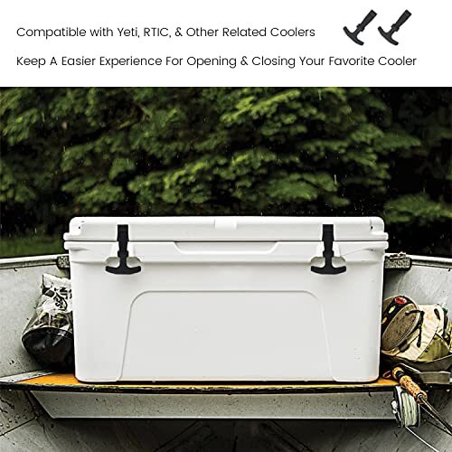 Rubber T Handle Cooler Lid Latches Replacement Fits Yeti RTIC Flexible ...