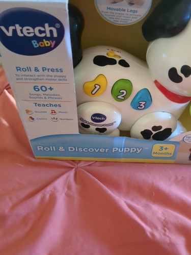 VTech Baby Roll & Discover Puppy Interactive Dog Toy New Free Ship | eBay