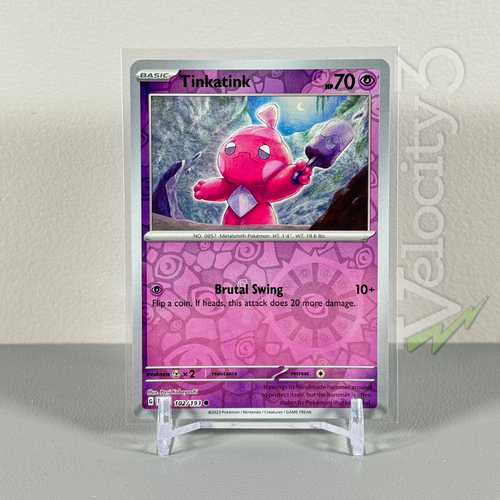 Pokemon TCG Card: TINKATINK 102/193 Reverse Holo | Common ...