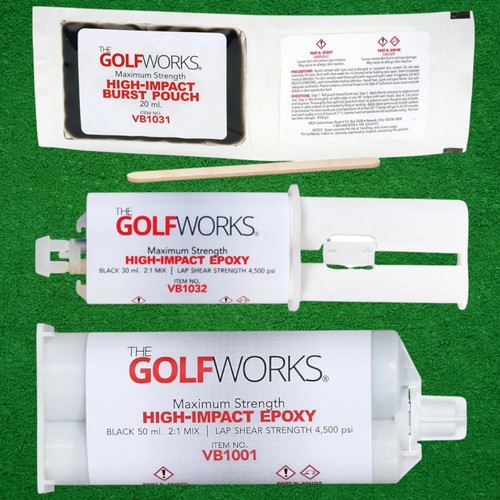 The GolfWorks Maximum Strength High Impact Epoxy 20ml Burst/30ml/50ml ...