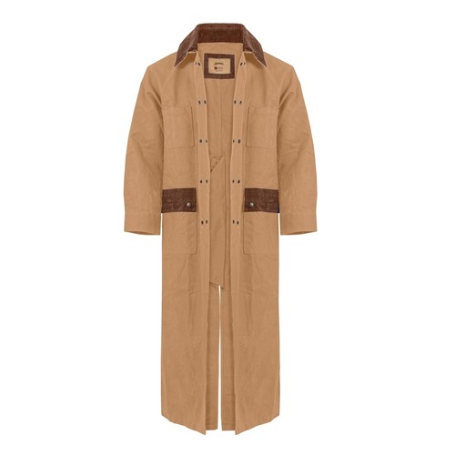 Western Long Old Cowboy Canvas Jacket - Rangewear Canvas Duster Coat | eBay