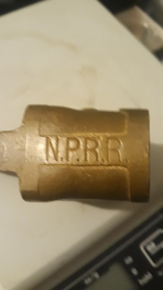 Vintage NPRR U.S. CUSTOMS Brass Padlock #16401 S1 - No Key | eBay