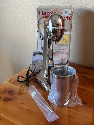Chrome Hamilton Beach “Drink Master” Milk Shake Maker Mixer Model ...