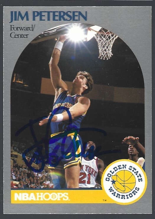 1990-91 NBA Hoops Jim Petersen #117 IP autograph signed card | eBay