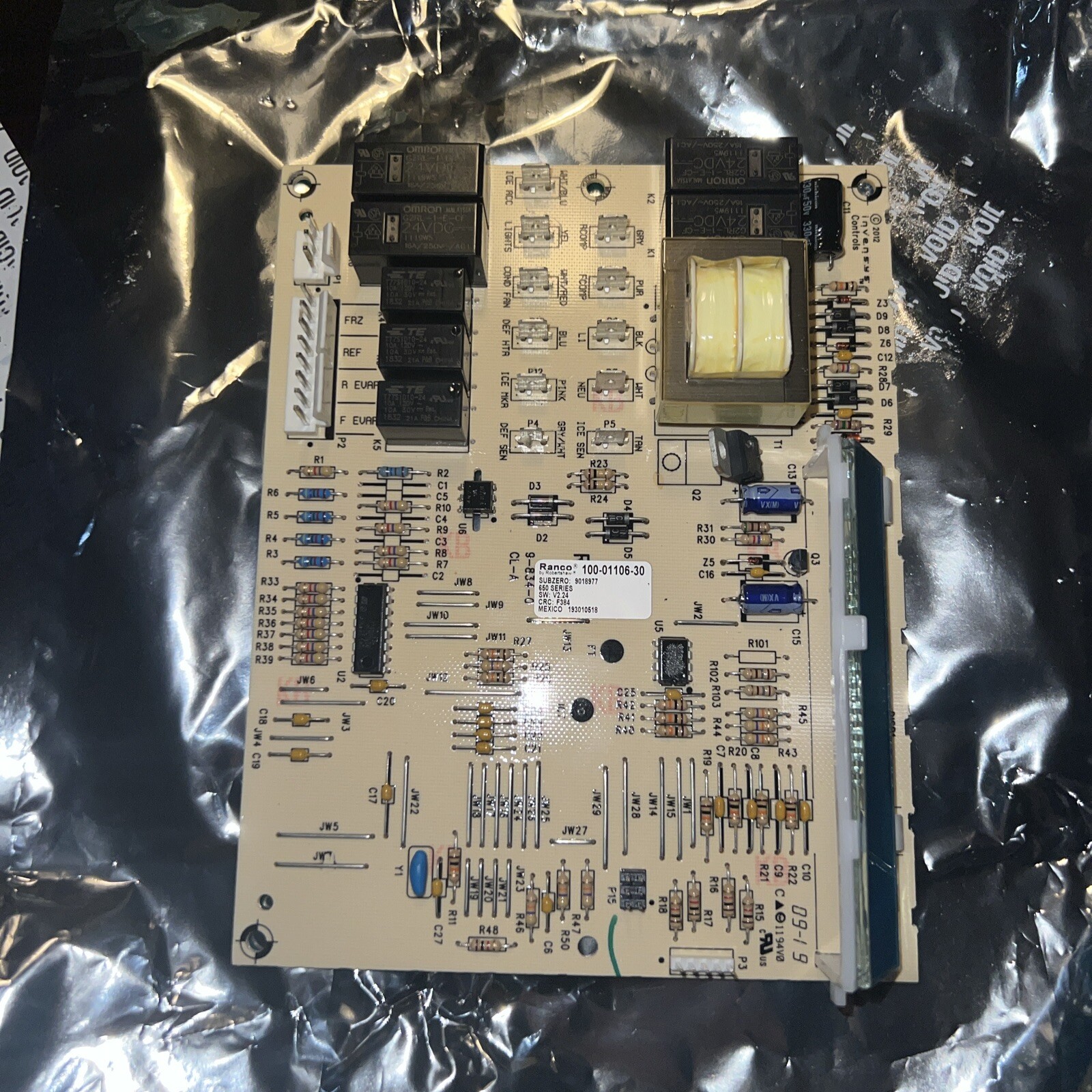 Sub-Zero 4202800 Refrigerator Control Board (Used) | eBay