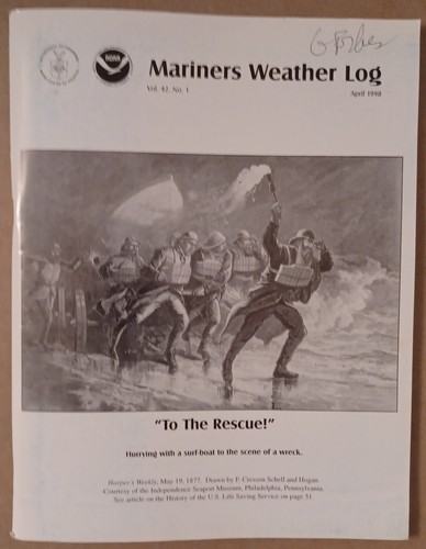 Mariners Weather Log Volume 42, 1998 (3 issues) | eBay