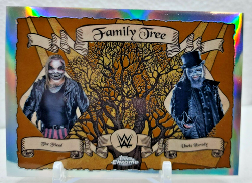/50 GOLD Refractor Fiend Uncle Howdy Wyatt Family Tree 2025 Topps ...